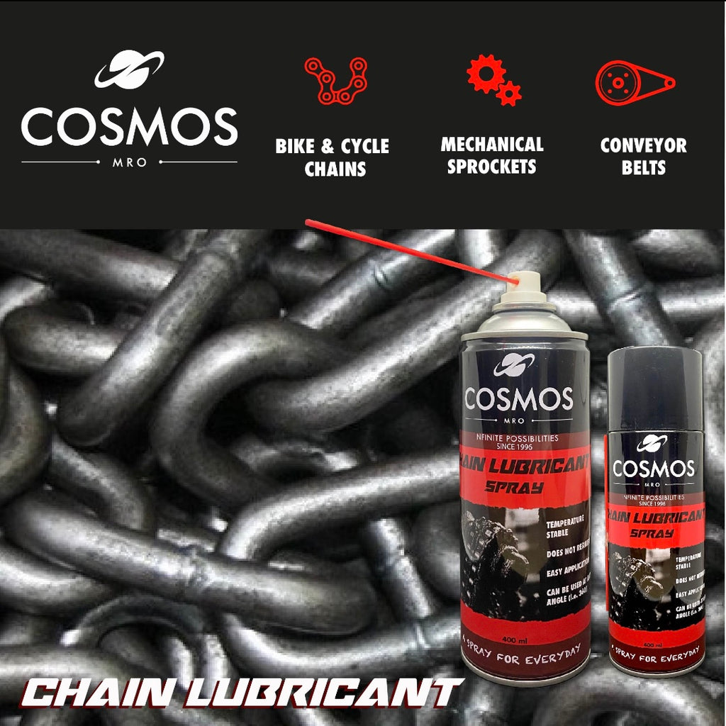 Buy COSMOS MRO Chain Lubricant Spray Online – Cosmos Paints India